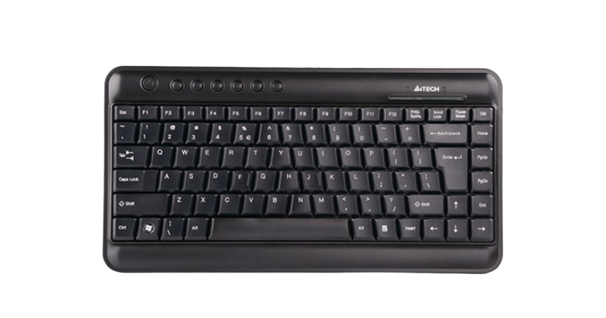 Keyboard A4Tech KLS-5, Compact, Ultra-slim, A Layout, RU/RO/EN, Splash ...